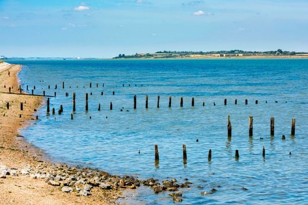 The 29-Mile Walking Route from Whitstable to Iwade, on the Kent Coast